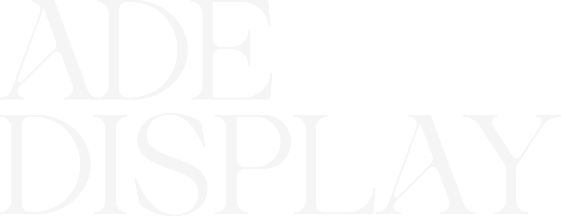 Ade Display - Thunder Type